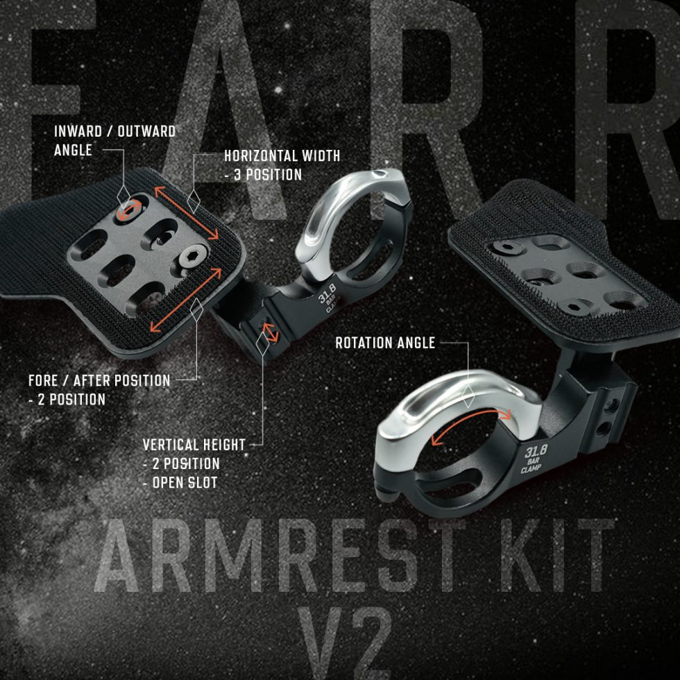 Handlebar Arm Rest Kit V2 | Bikes and Stuff